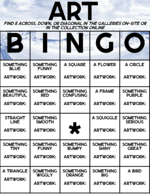 Art Bingo - Akron Art Museum