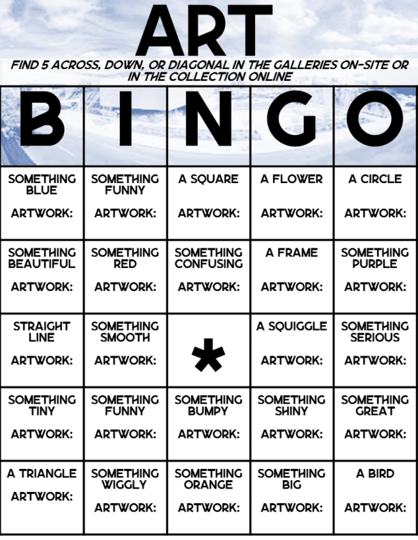 Art Bingo - Akron Art Museum