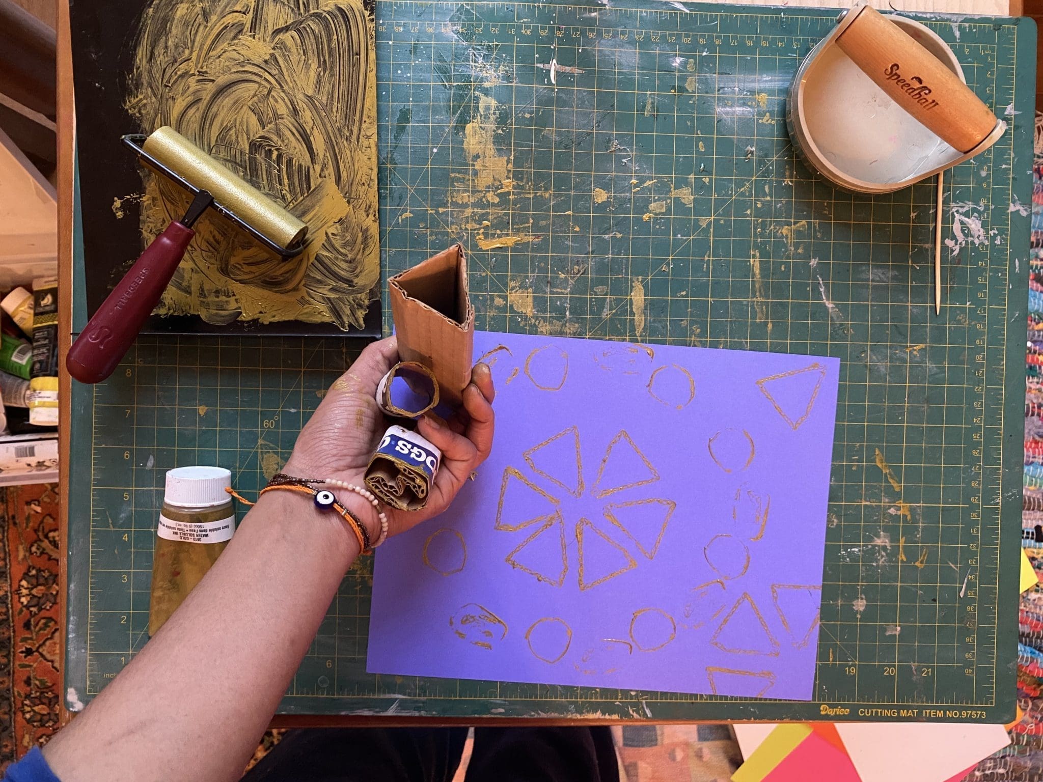 Try This: Cardboard Stamps - Akron Art Museum